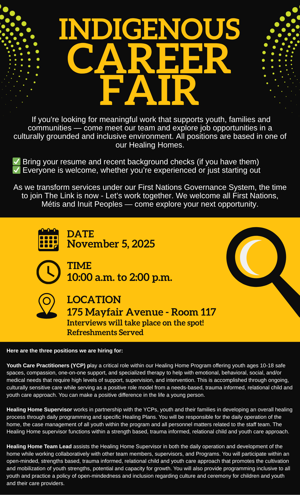 Indigenous Career Fair - The Link